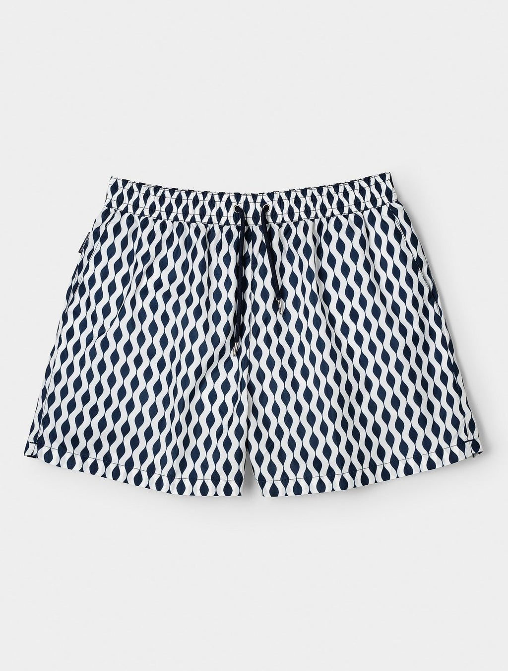 Classic Swim Shorts Navy Waves – THE RESORT CO