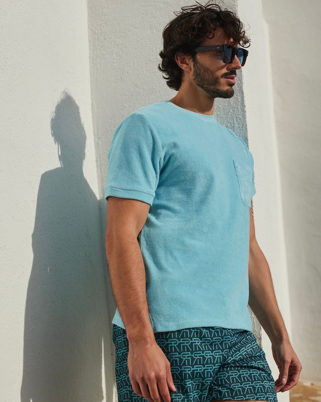 Terry Tee Light Blue – THE RESORT CO